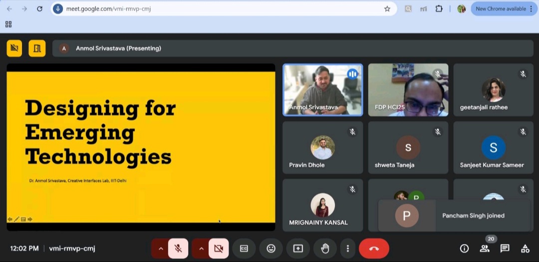 Designing for Emerging Technologies: A Talk by Dr. Anmol Srivastava at NSUT FDP - Creative ...
